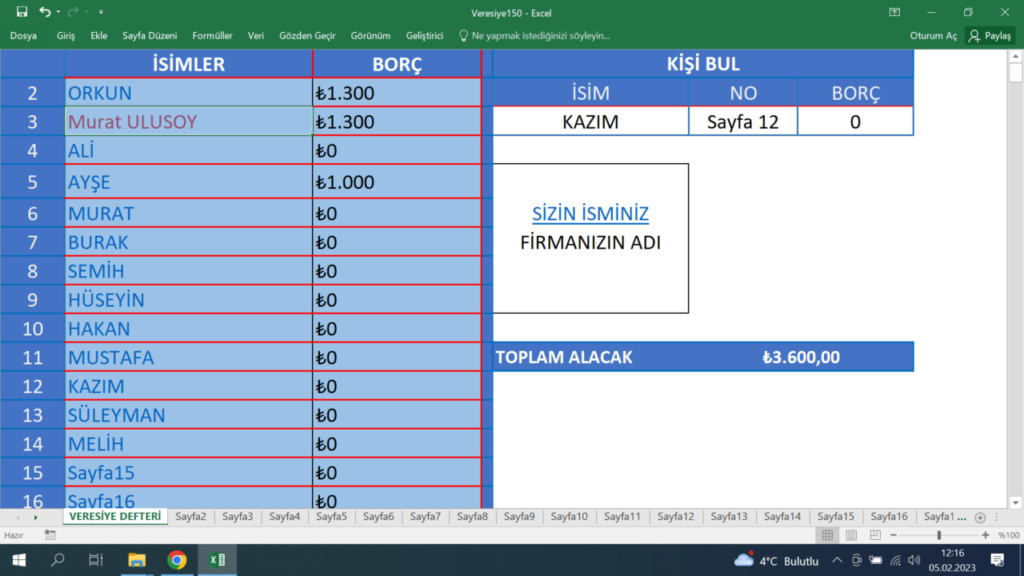 Veresiye Hesap ve Garanti Takip Programı arşivleri - Program Sepeti