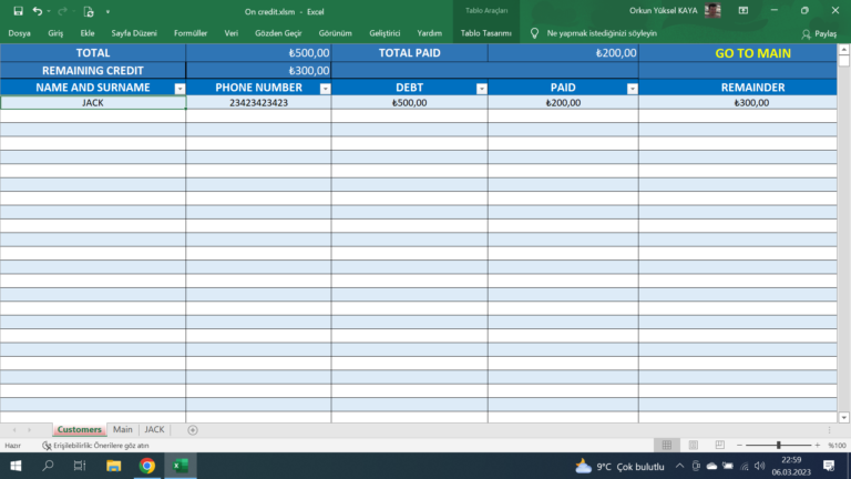 Programlar - Size Özel Programlar